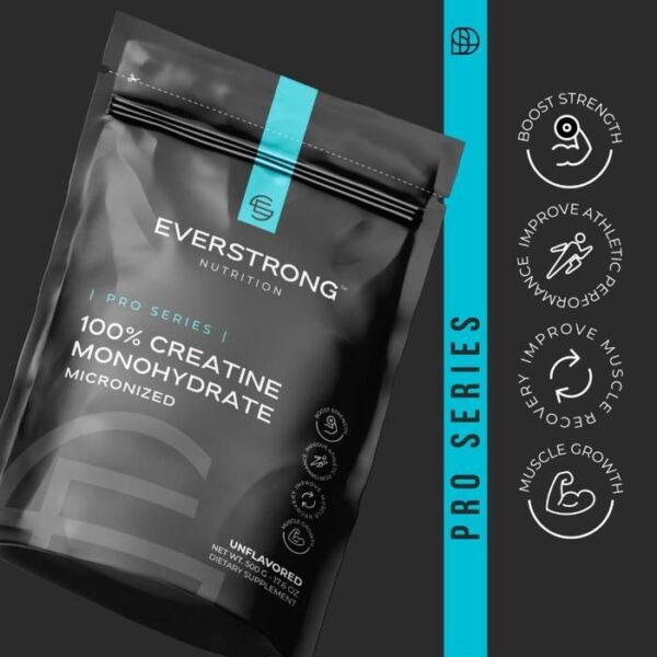 Creatine Monohydrate Micronized 500g | Everstrong Nutrition Gold ...